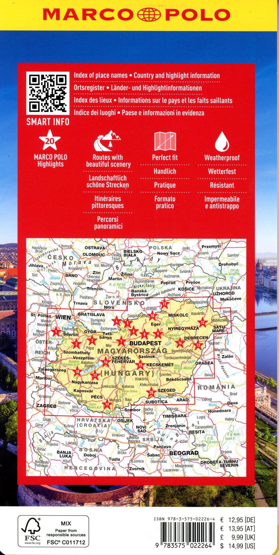 MARCO POLO Reisekarte Estland, Lettland, Litauen 1:750.000 ...